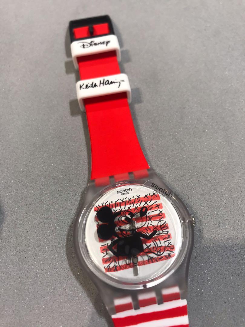 Swatch Mickey Mouse X Keith Haring Collection Disney 3 watches set, Mobile Phones & Gadgets ...