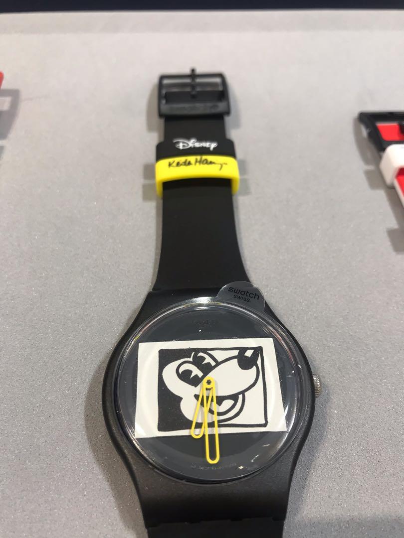 Swatch Mickey Mouse X Keith Haring Collection Disney 3 watches set, Mobile Phones & Gadgets ...
