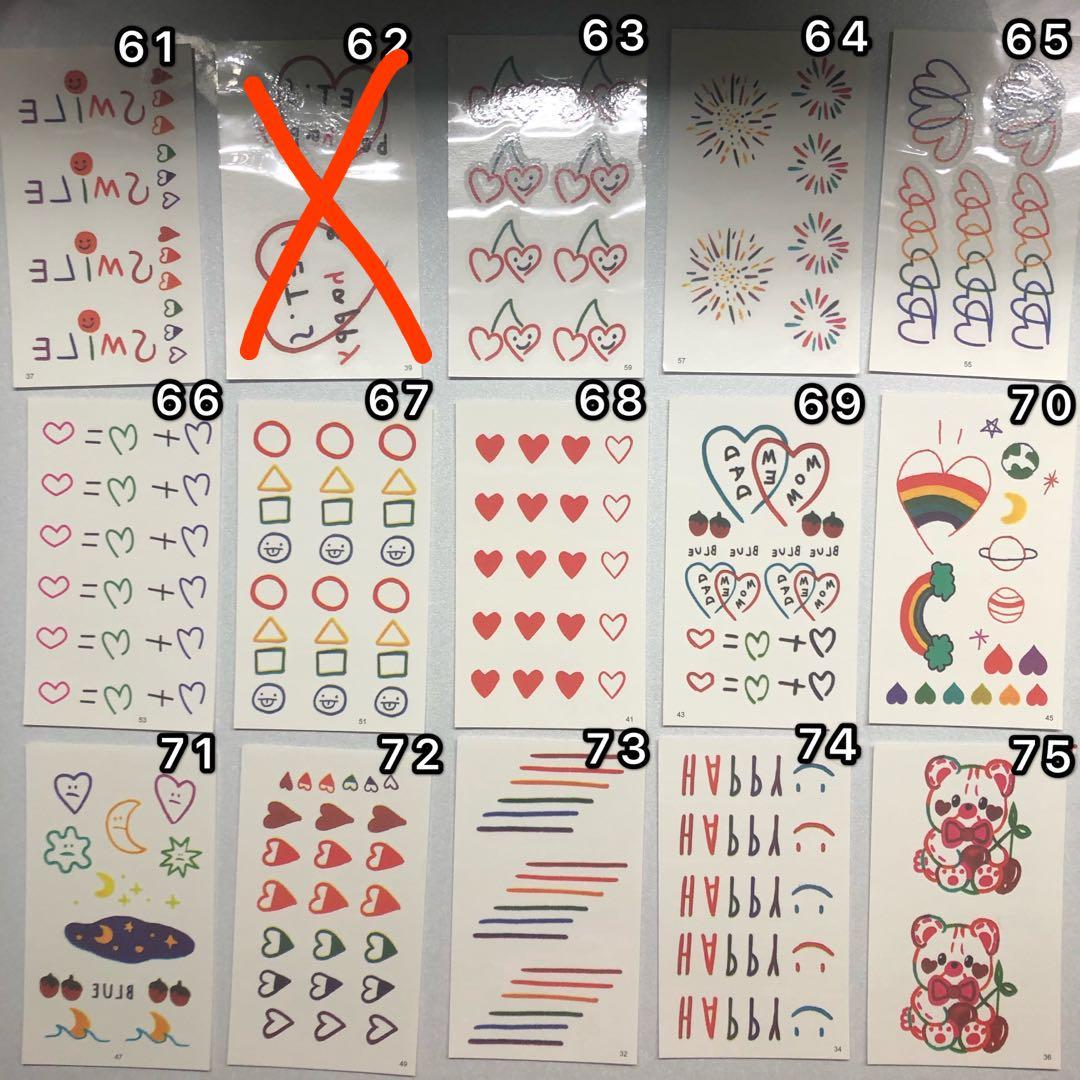 Temporary Tattoo Stickers, Hobbies & Toys, Stationery & Craft, Art ...