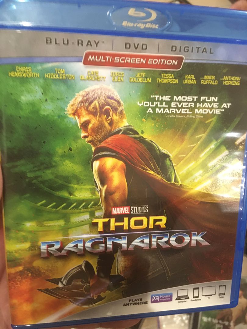 Thor Ragnarok Blu-ray Disc, Music & Media, CDs, DVDs & Other Media on ...