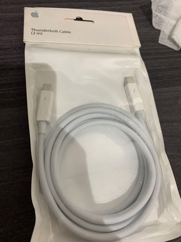 Thunderbolt 1/2 cables original apple 2m, Computers & Tech, Parts ...