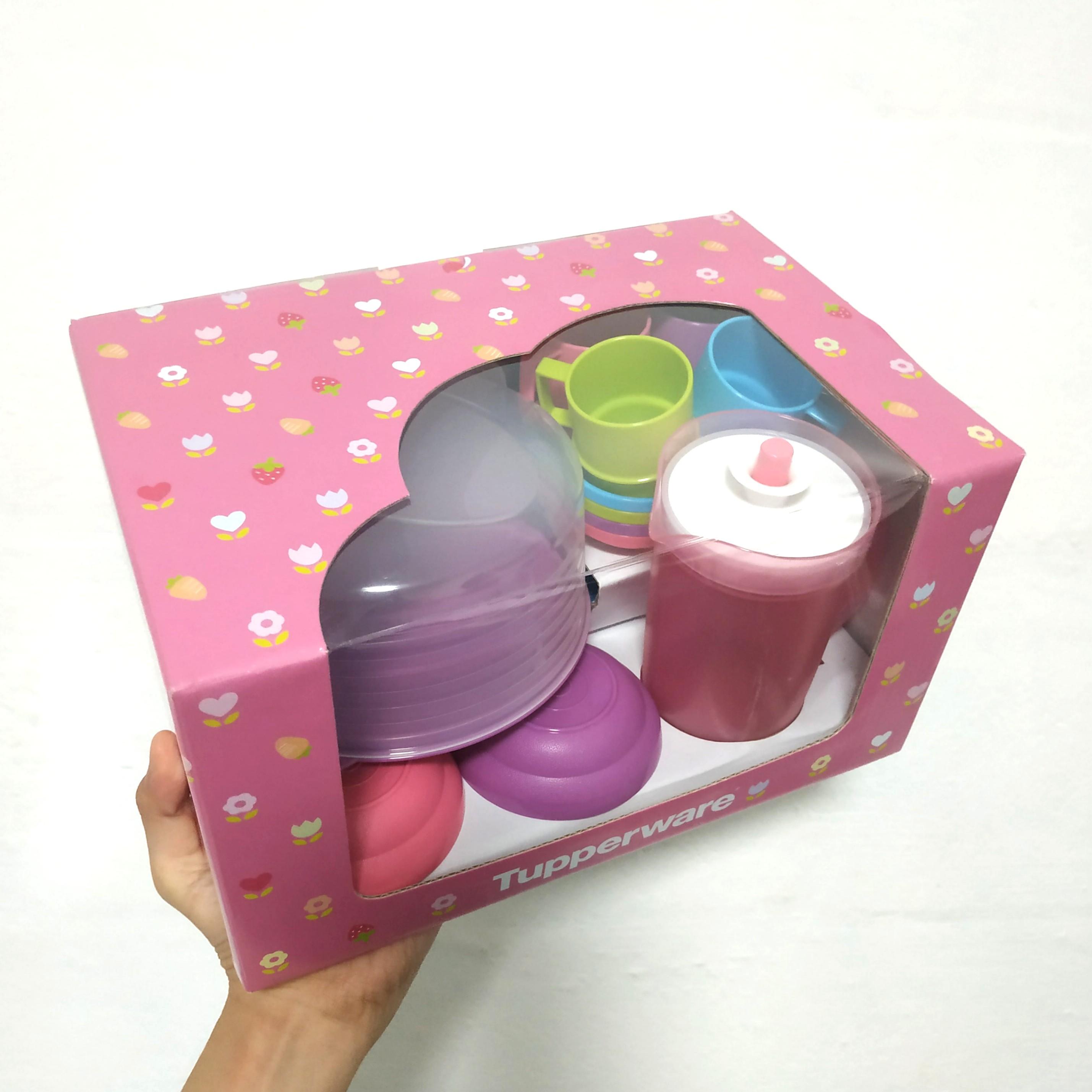 Tupperware Kids Mini's Tea Party Gift Box Set, Hobbies & Toys, Toys ...