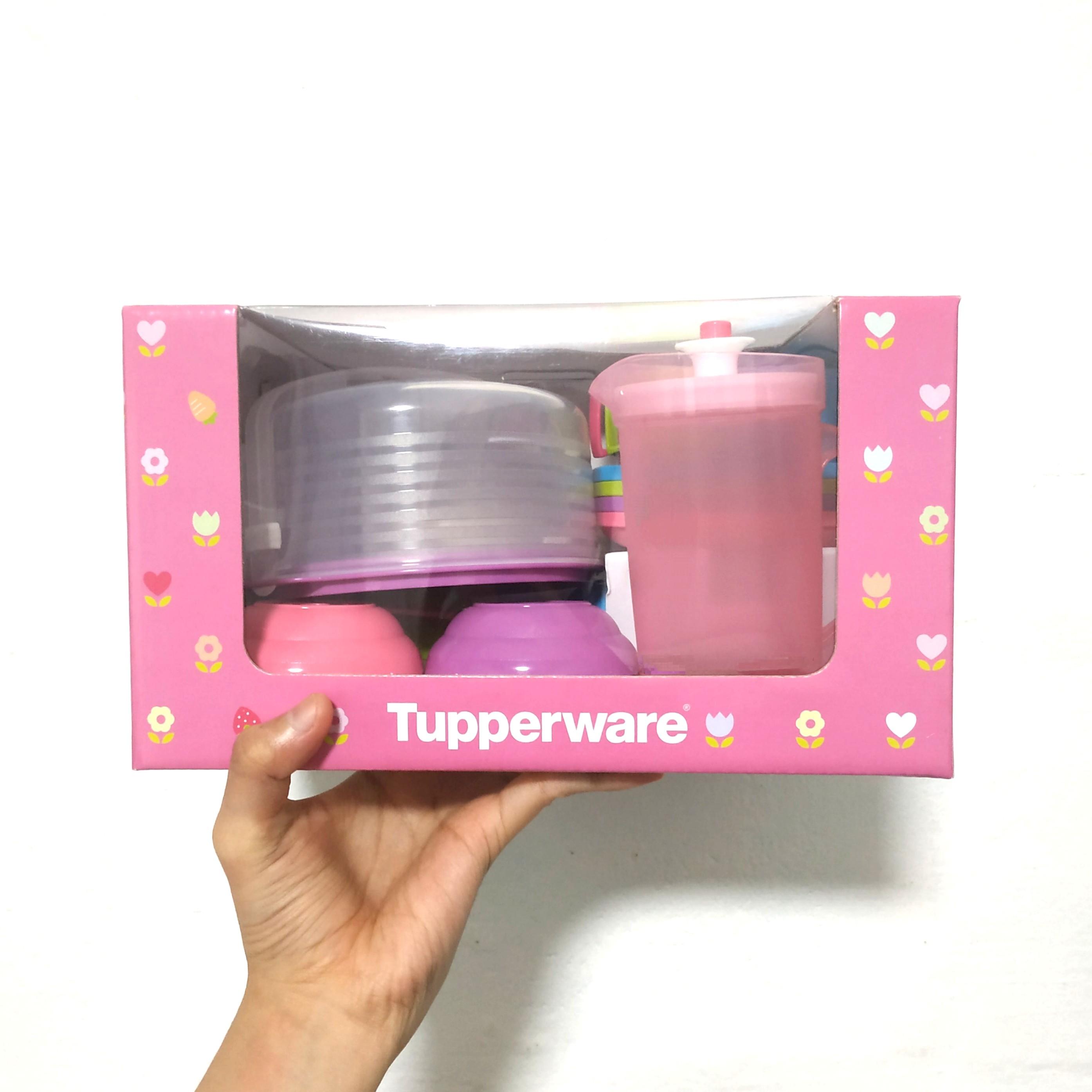 Tupperware Kids Mini's Tea Party Gift Box Set, Hobbies & Toys, Toys ...