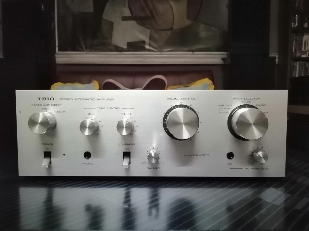 Vintage Trio / Kenwood Stereo Amplifier 4 UR Speakers, Audio, Soundbars ...