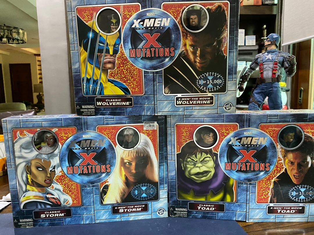 Xmen Mutations set form the movie X-Men, Hobbies & Toys, Toys & Games ...