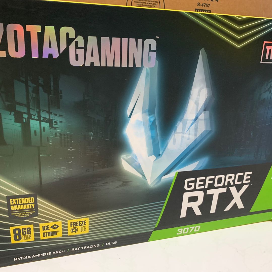 ZOTAC GAMING GEFORCE RTX 3070 BOX, Computers & Tech, Parts ...