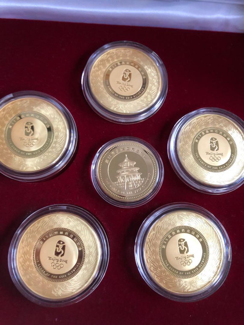 2008 Beijing Olympic Games Mascot Commemorative Medallion Set, Hobbies & Toys, Memorabilia ...