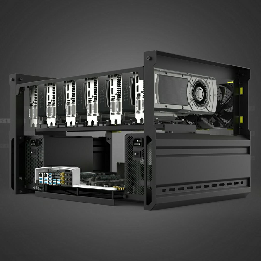 6 GPU & 8 GPU Mining Rig/Frame, Computers & Tech, Parts & Accessories ...