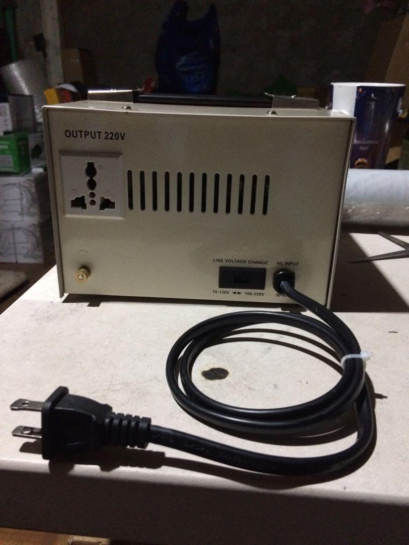 AC automatic voltage regulator AVR watts VA volts ampere servo type ...