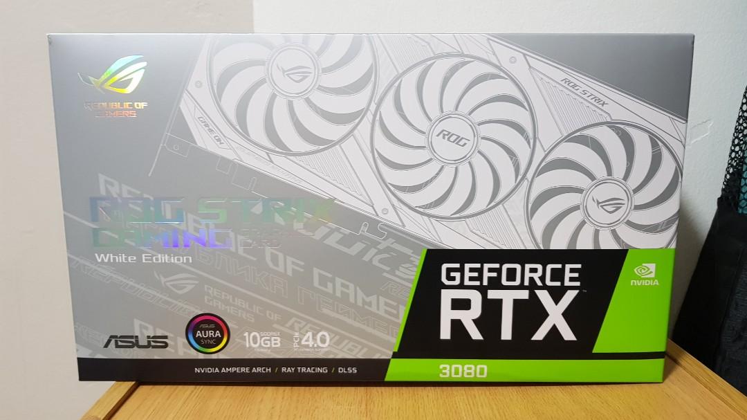 ASUS ROG Strix GeForce RTX 3080 White Ed (Brand New & Ready Stock ...