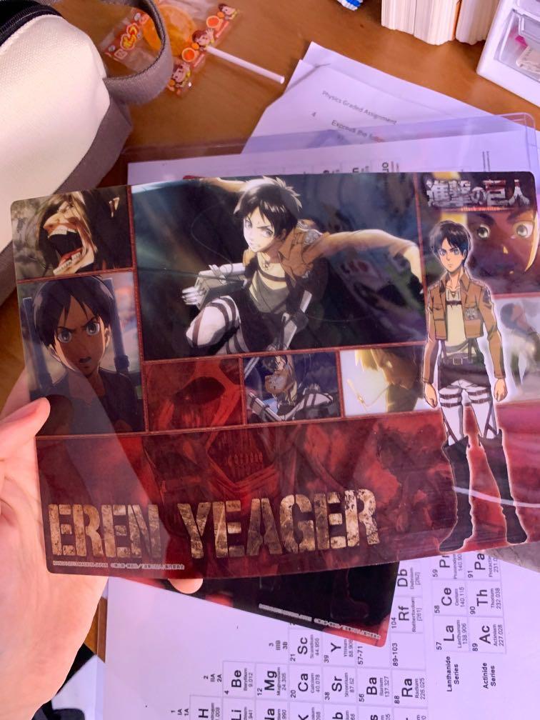 ATTACK ON TITAN |AOT A5 PLASTIC POSTER BOARD SET, Hobbies & Toys ...