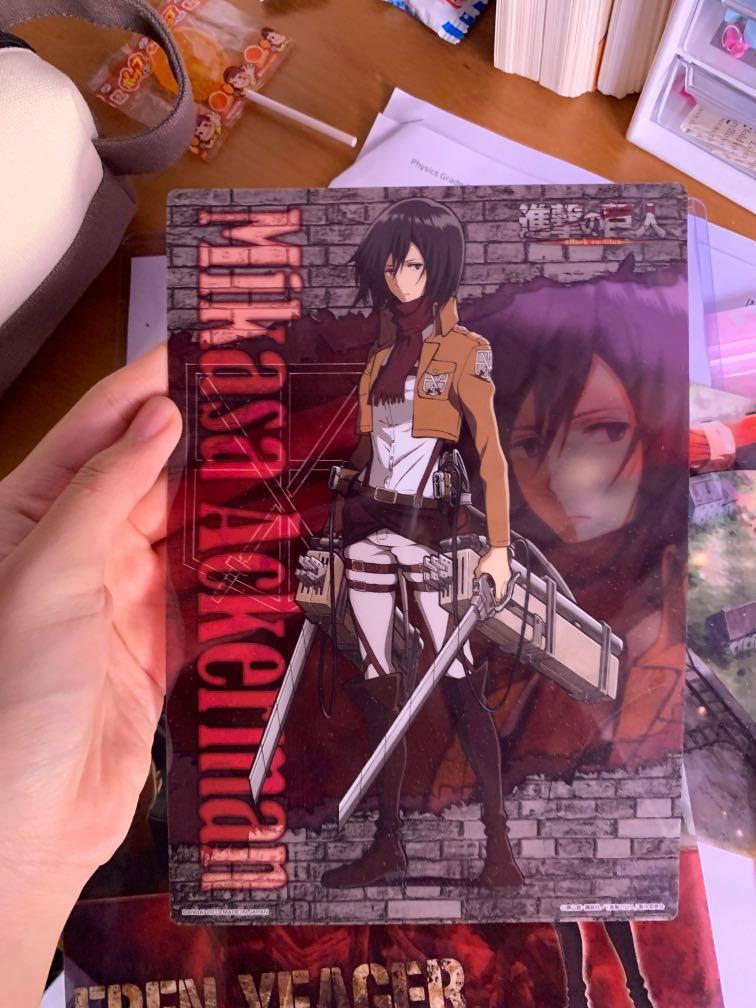 ATTACK ON TITAN |AOT A5 PLASTIC POSTER BOARD SET, Hobbies & Toys ...