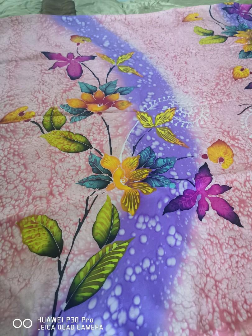 BEAUTIFUL BATIK SILK TEXTILE, Women's Fashion, Muslimah Fashion, Baju ...