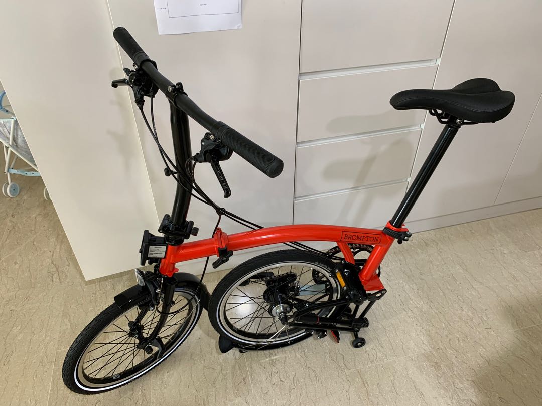 Brompton rocket red S6L, Bicycles & PMDs, Bicycles, Road Bikes on Carousell