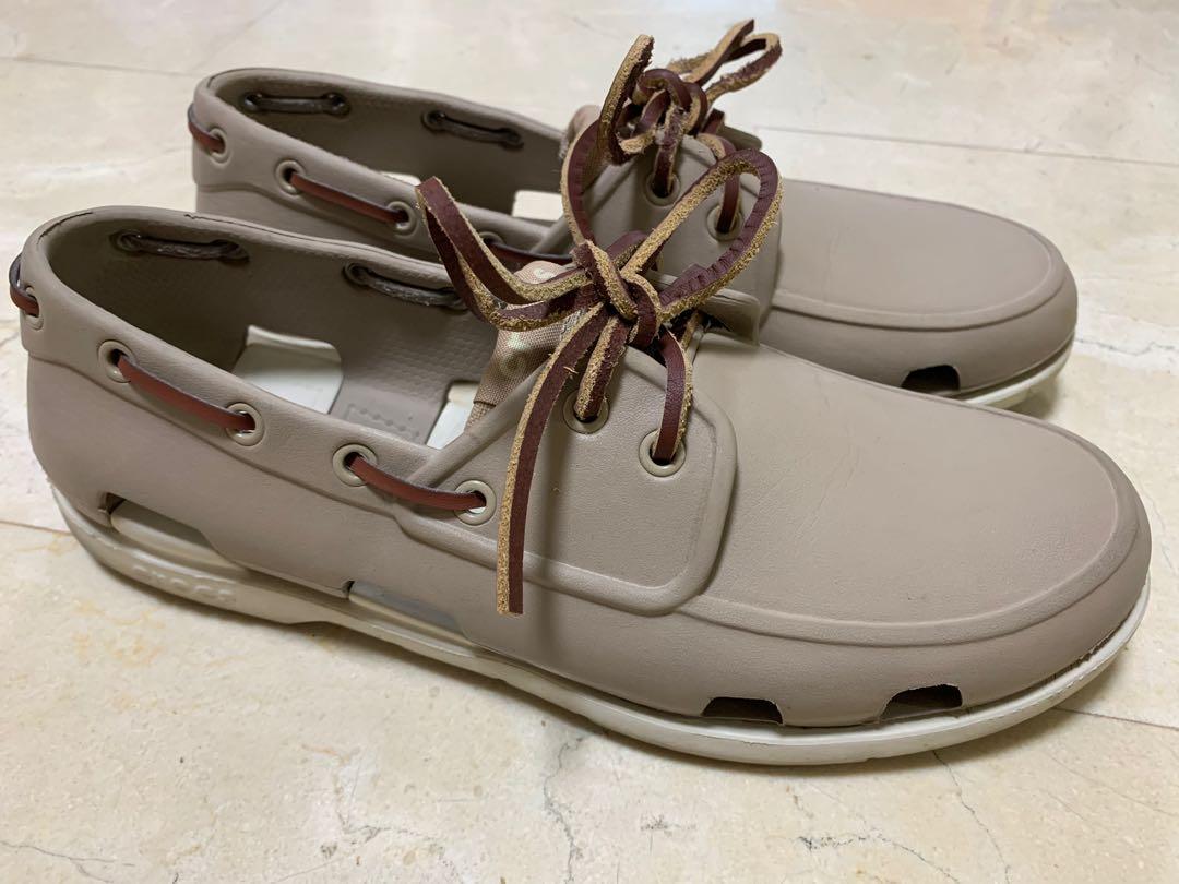 Crocs rubber boat shoes, Men's Fashion, Footwear, Dress Shoes on Carousell