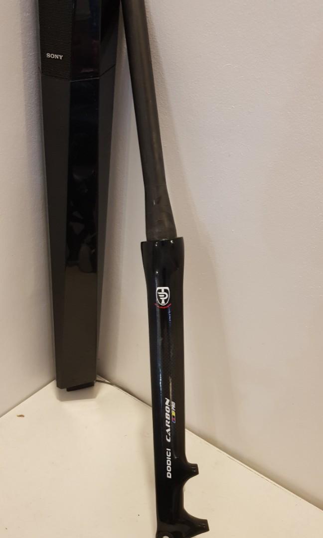 Dodici Carbon Fiber Road Bike Rigid Fork Disc Brake 28.6 tube 700x23 to ...