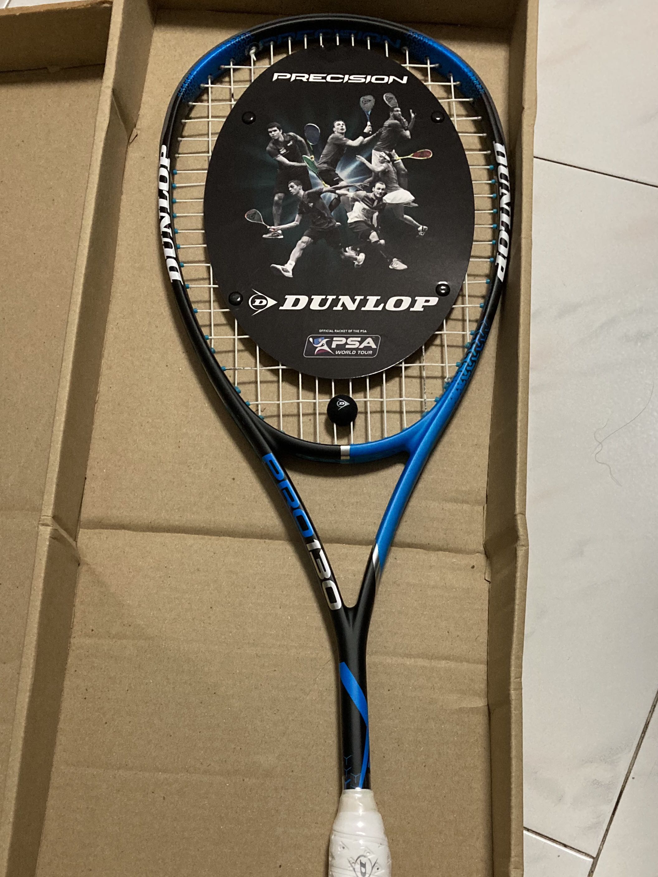 Dunlop Precision Pro 130 Squash Racket, Sports Equipment, Sports ...