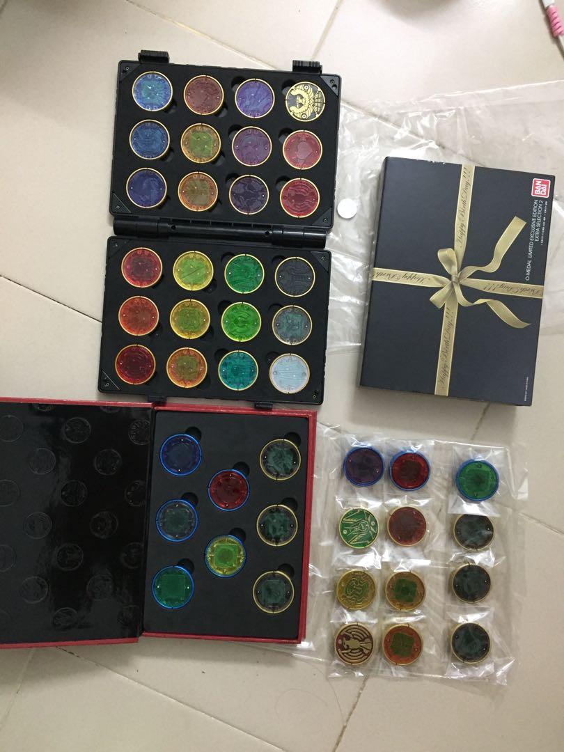 Dx Kamen Rider Ooo Medal Happy Birthday Set And Medal Booklet Hobbies And Toys Collectibles