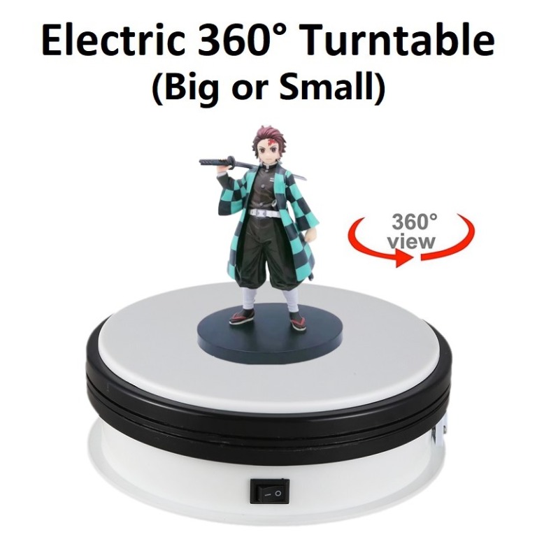 Electric 360 Degree Display Turntable (Motorized 360° Rotation Revolver ...