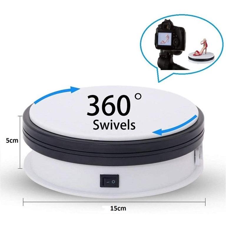 Electric 360 Degree Display Turntable (Motorized 360° Rotation Revolver ...