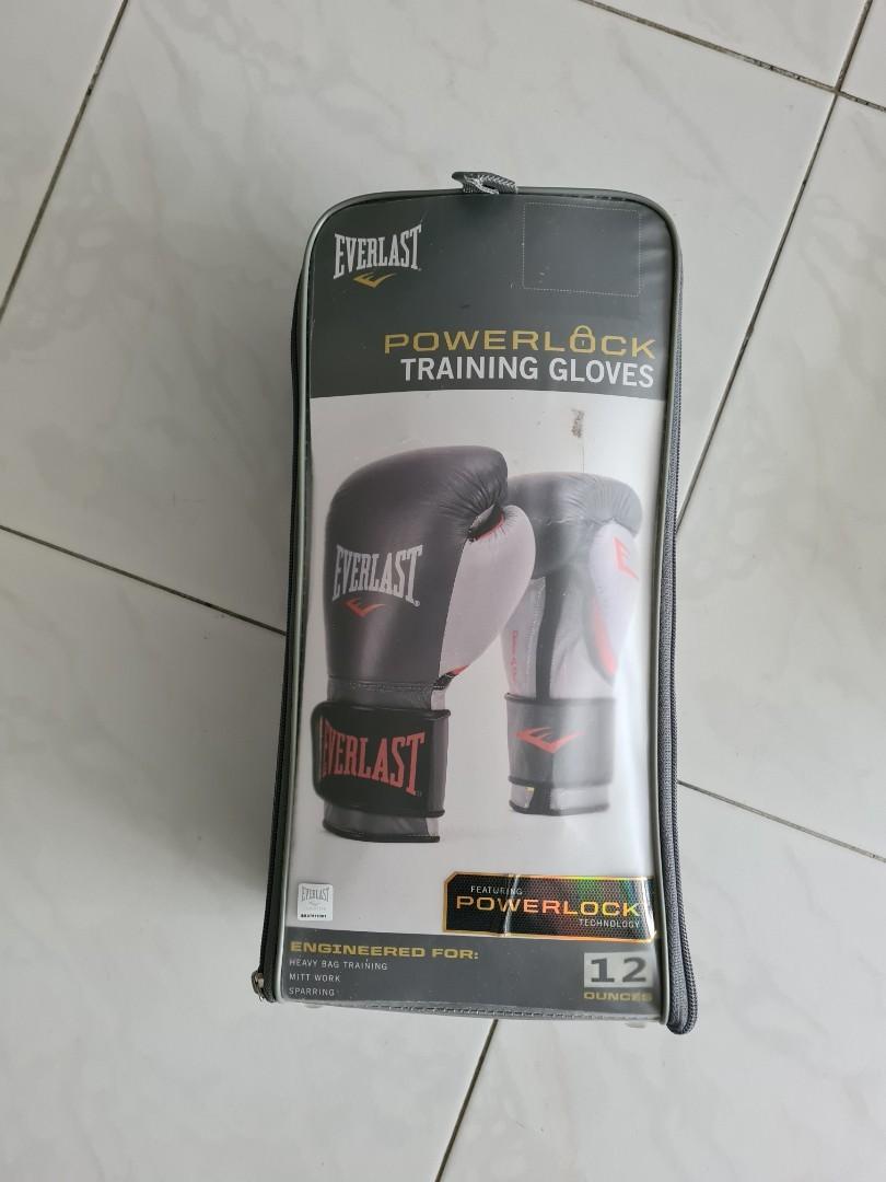 Everlast PowerLock 12 Oz Gloves, Sports, Sports & Games Equipment on ...