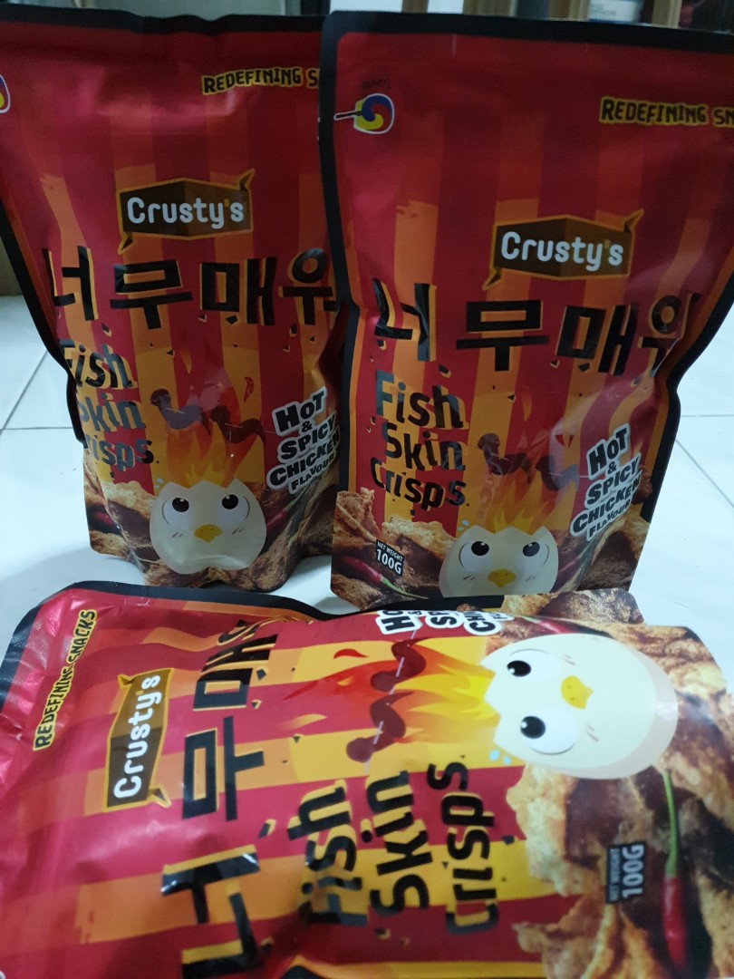 Crusty Fish skin, Food & Drinks, Chilled & Frozen Food on Carousell