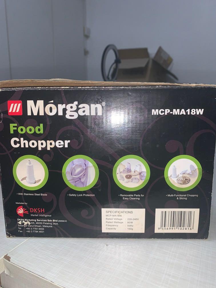 Food Chopper Morgan MCP-MA18w, TV & Home Appliances, Kitchen Appliances ...