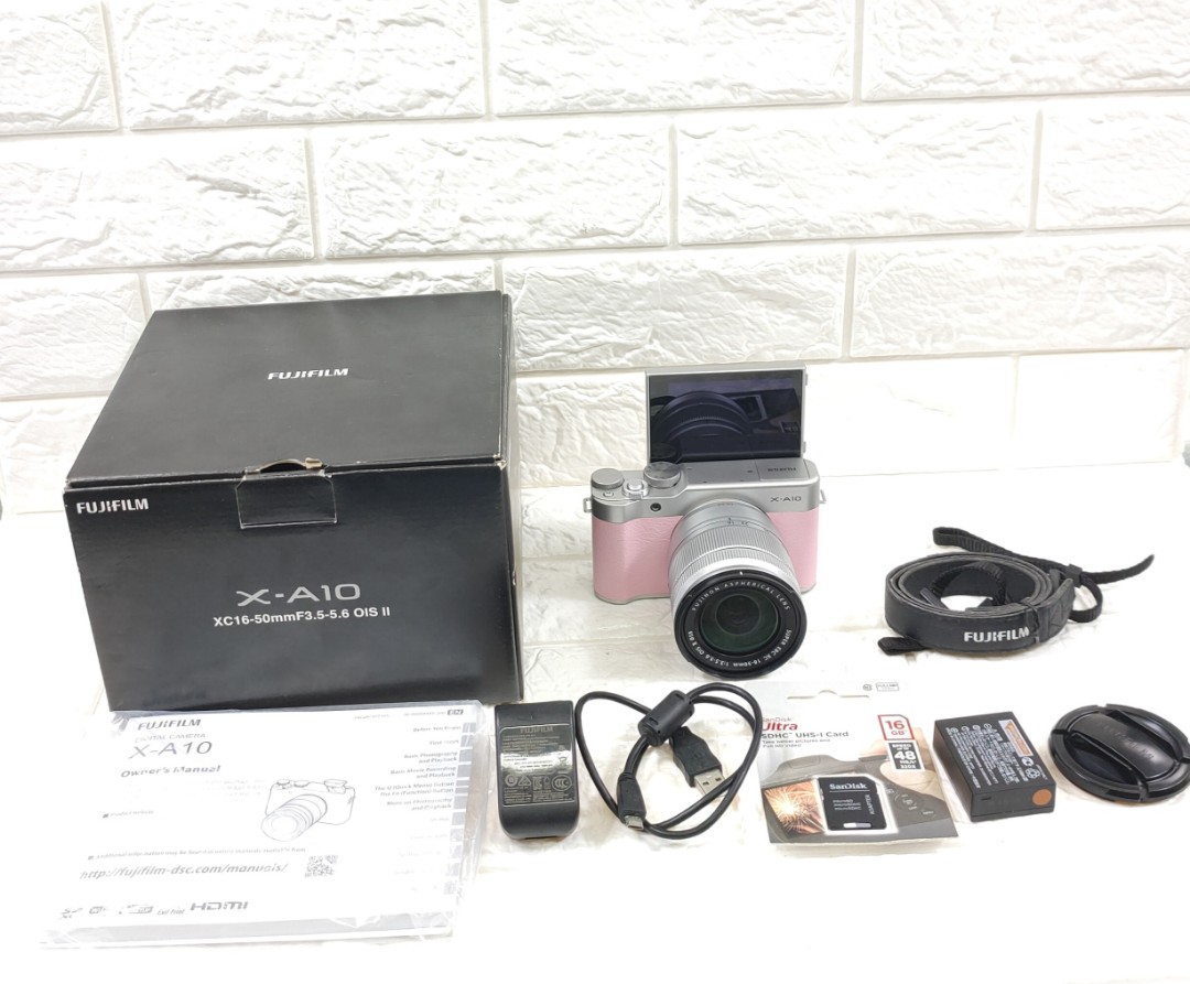 Fujifilm Xa10 Vlog Flipscreen Wifi Mirrorless Camera, Photography ...