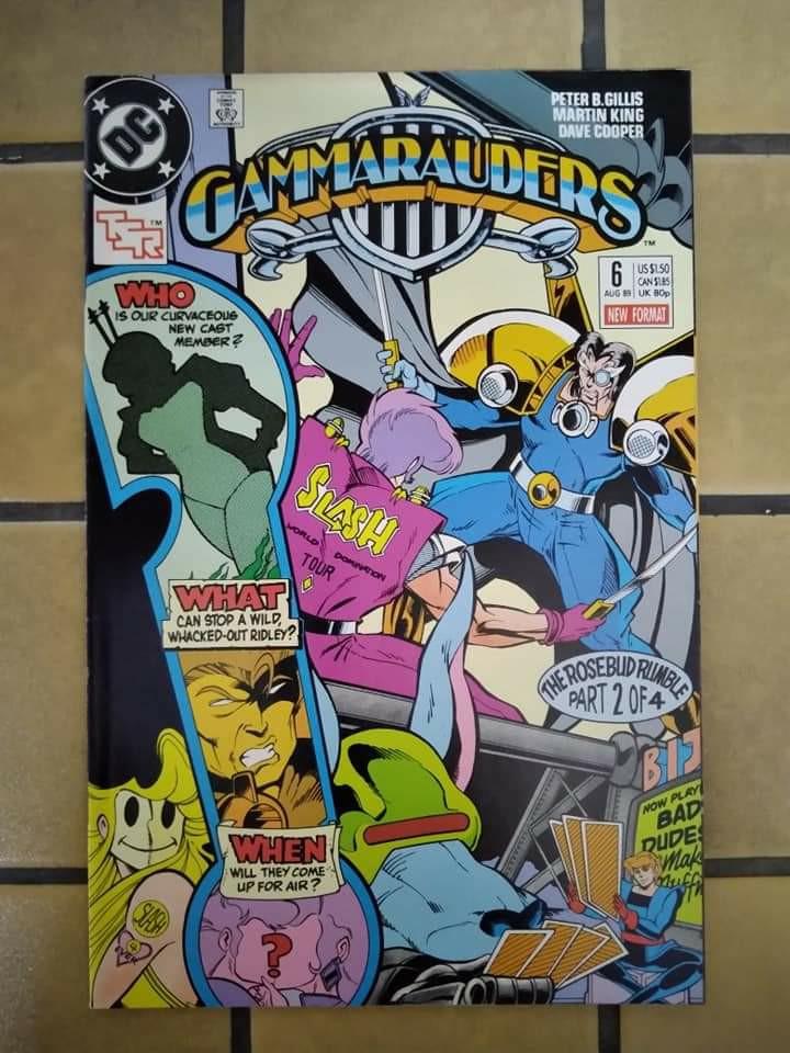 Gammarauders #6 ( Martin King - Cover Art ) Gaming Inspired Comic ( DC ...