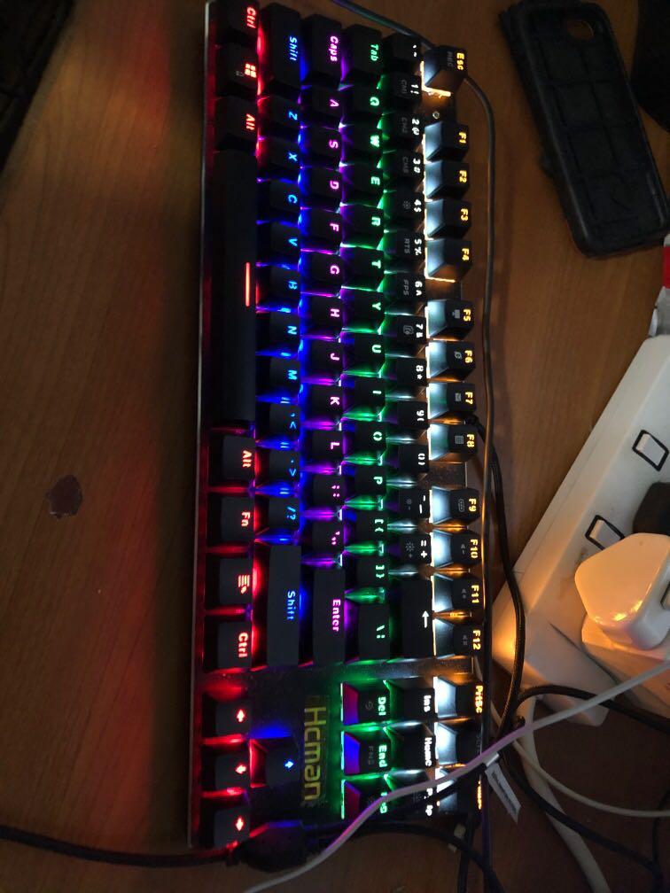 Hcman Mechanical Keyboard, Computers & Tech, Parts & Accessories ...