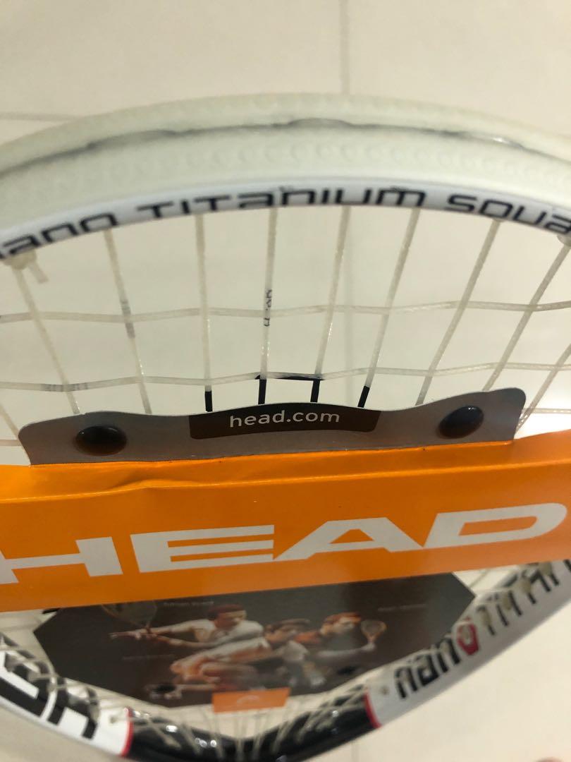 Head Nano Titanium Ti 115 squash racquet, Sports Equipment, Sports ...