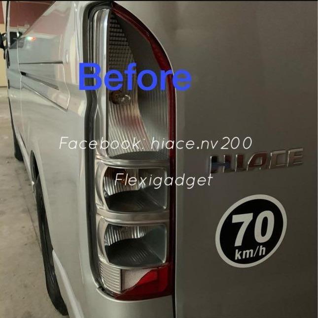 Hiace Replacement Taillight Tail Lamp Cover - Standard GL / Hiace ...