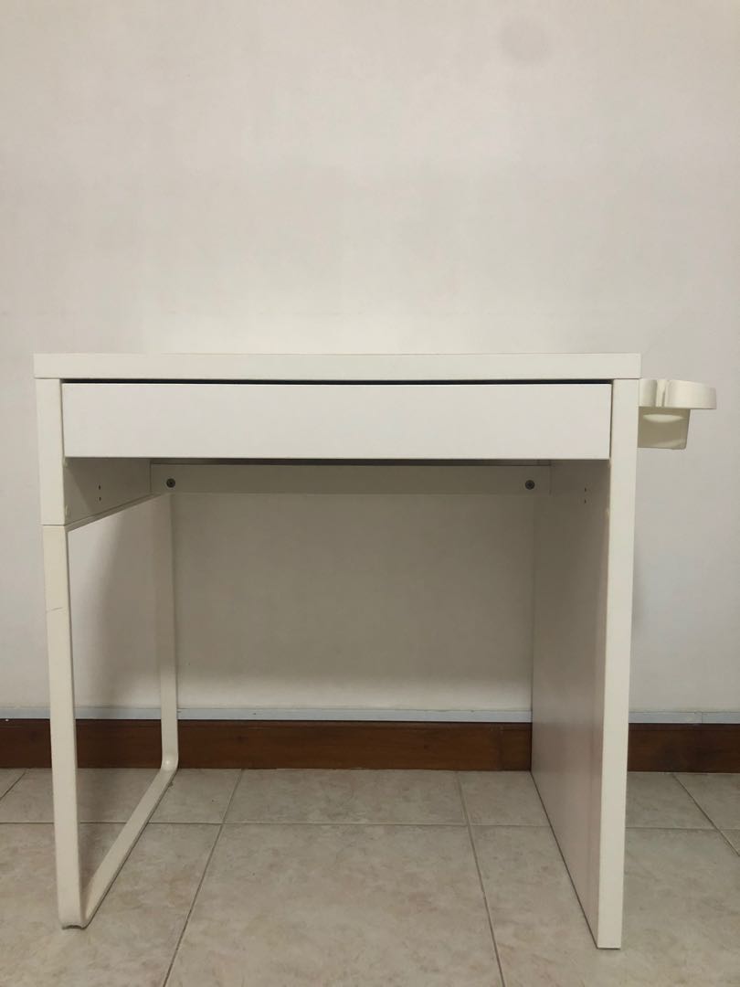 IKEA Micke desk with drawer, Furniture & Home Living, Furniture, Tables ...