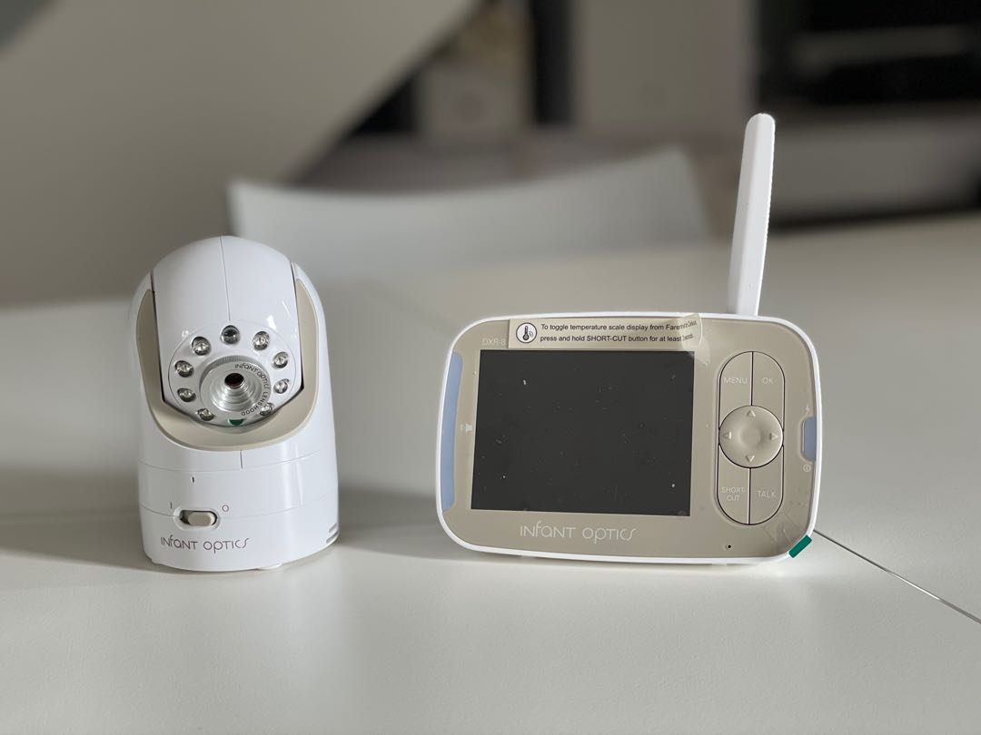 Infant Optics DXR-8 Video Baby Monitor with Interchangeable Optical Lens, 兒童＆孕婦用品, 嬰兒監視器 - Carousell