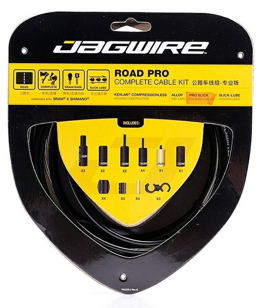 Jagwire Road Pro Complete Cable Set*(Upgraded Pro Slick Cable), Sports ...