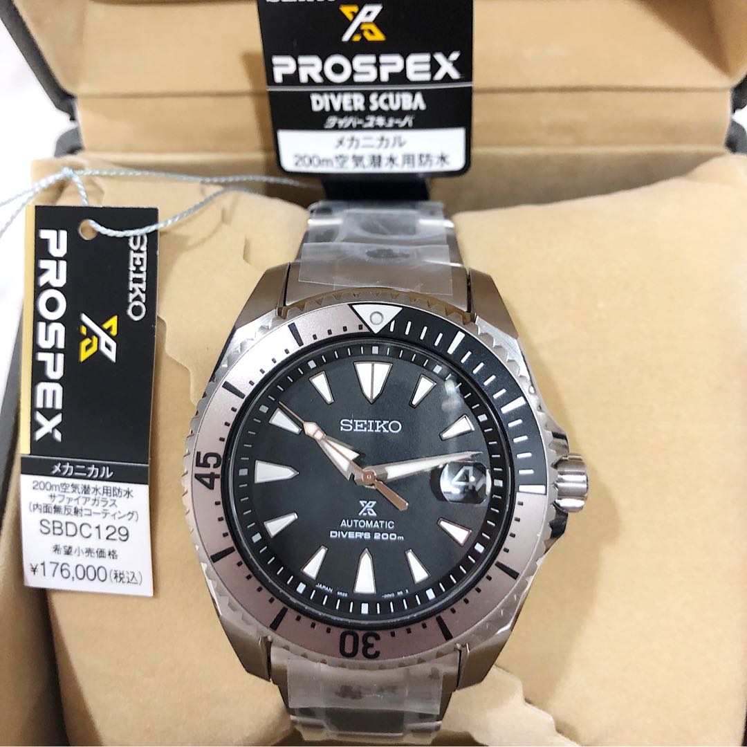 [JDM] BNIB Seiko Prospex SBDC129 SPB189 SPB189J SPB189J1 Shogun 200m ...
