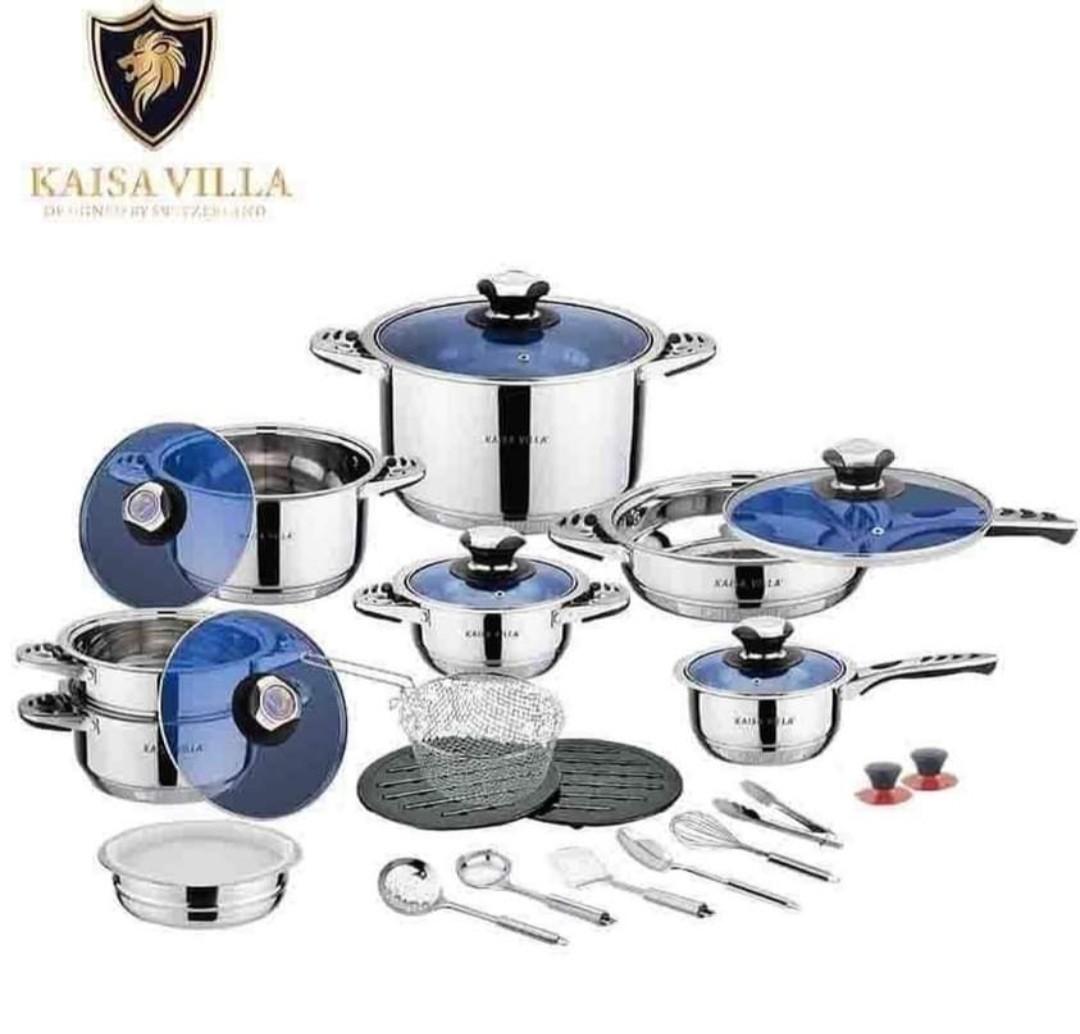 Kaisa villa cookware set, Furniture & Home Living, Kitchenware ...