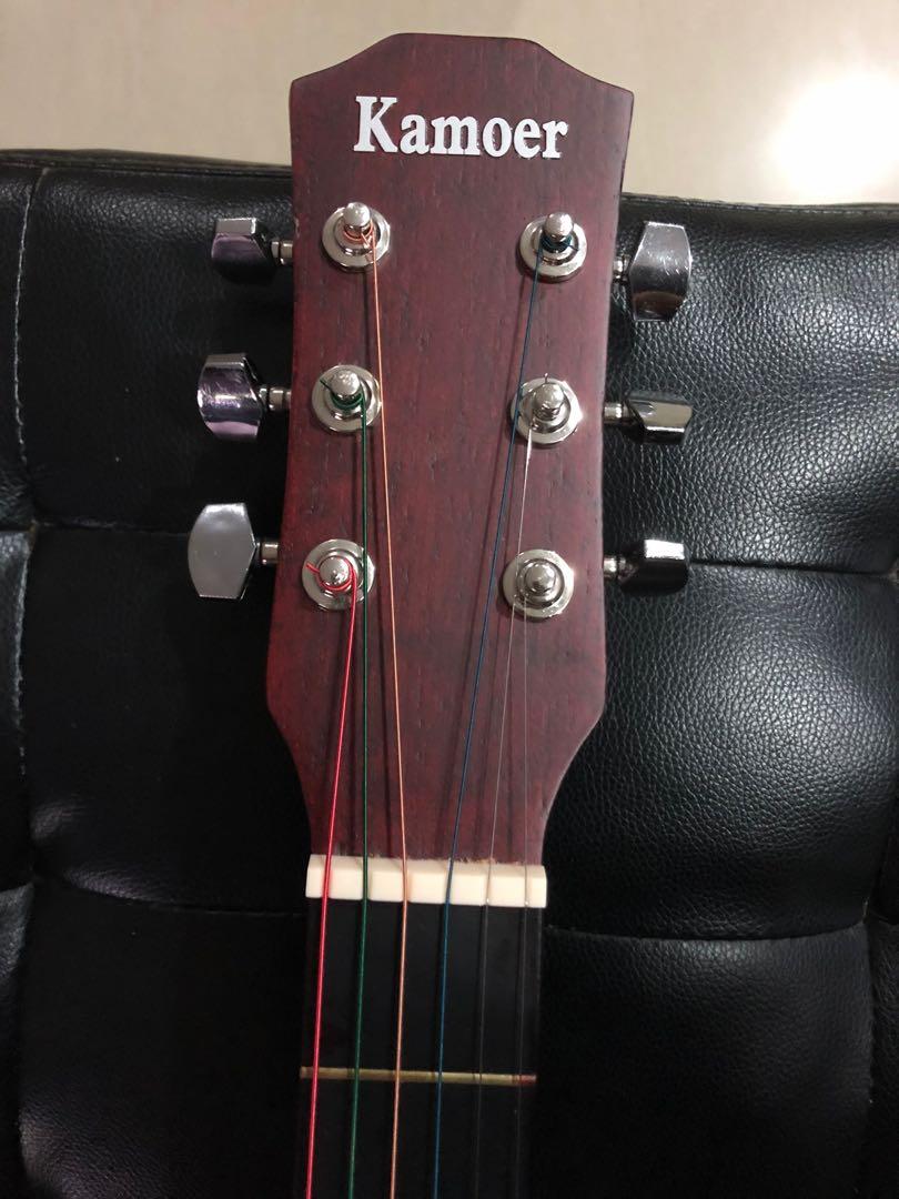 Kamoer Acoustic Guitar, Hobbies & Toys, Music & Media, Musical ...