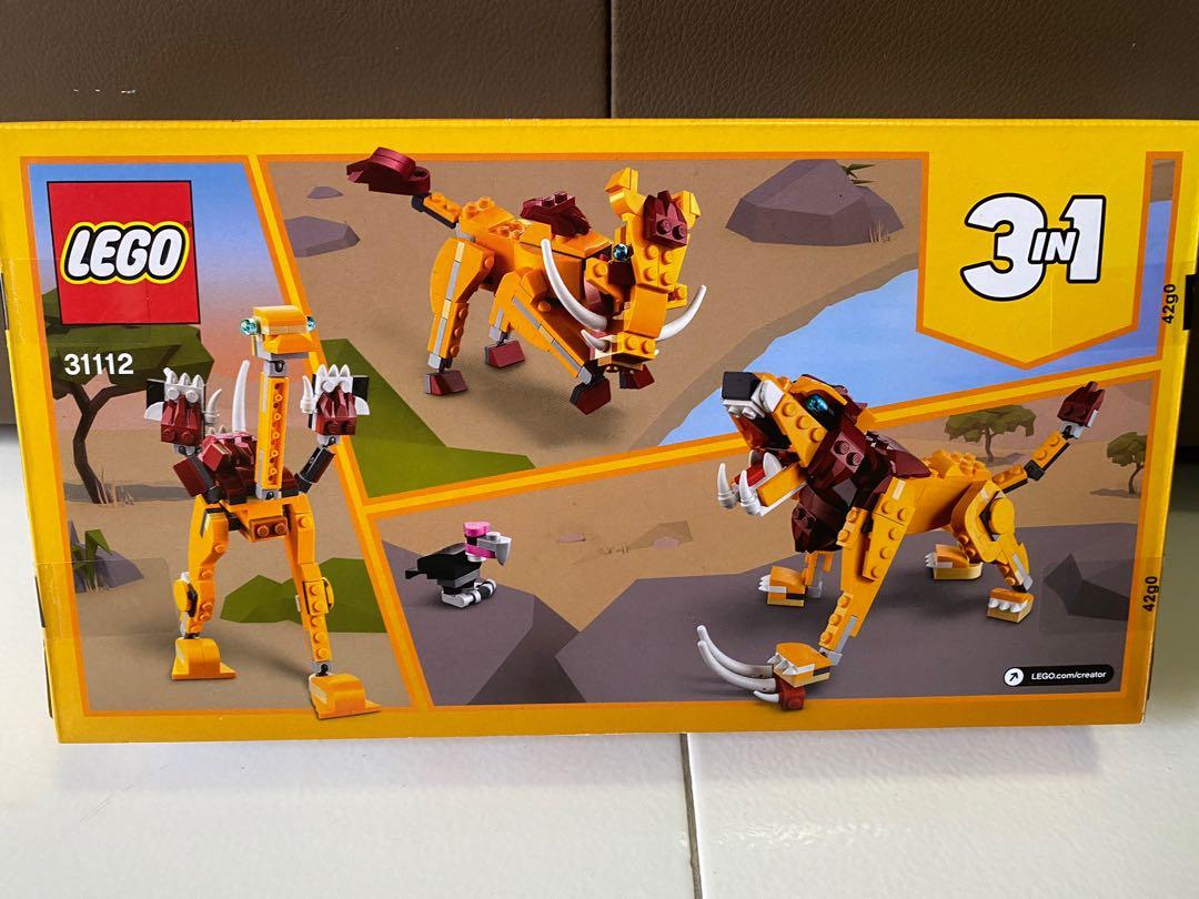 LEGO 31112 Creator Wild Lion, Toys & Games, Bricks & Figurines on Carousell