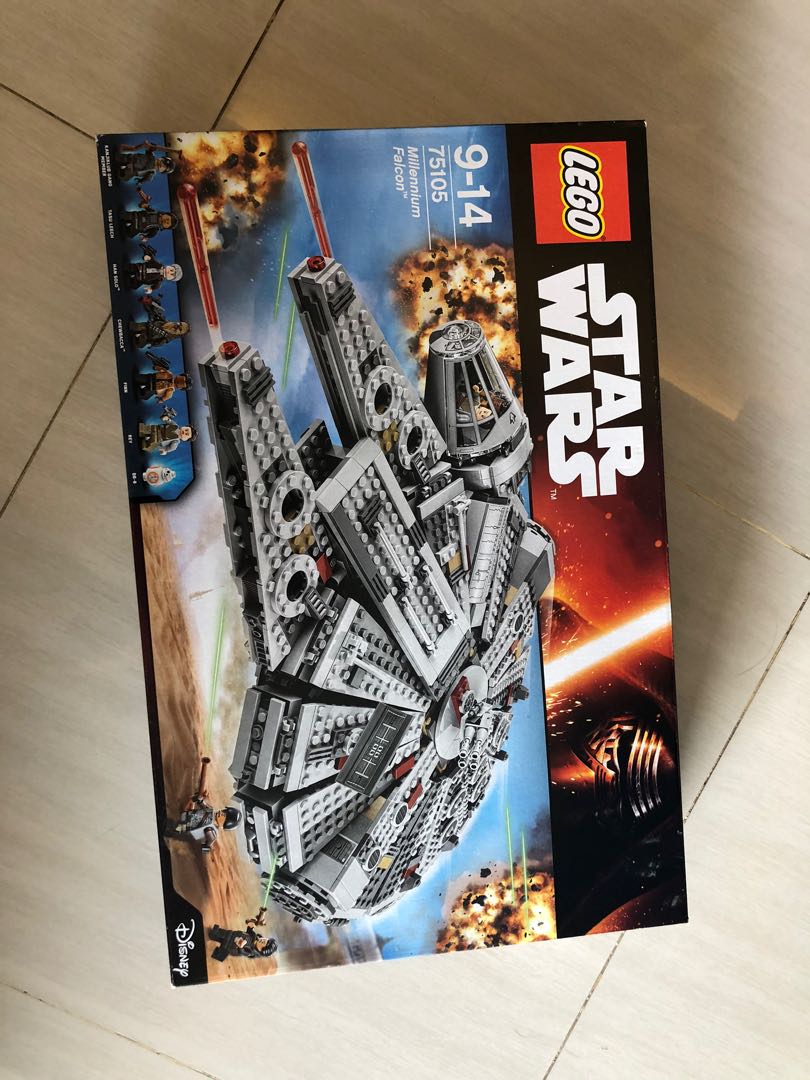 Lego Star Wars 75105 Millenium Falcon, Toys & Games, Bricks & Figurines ...