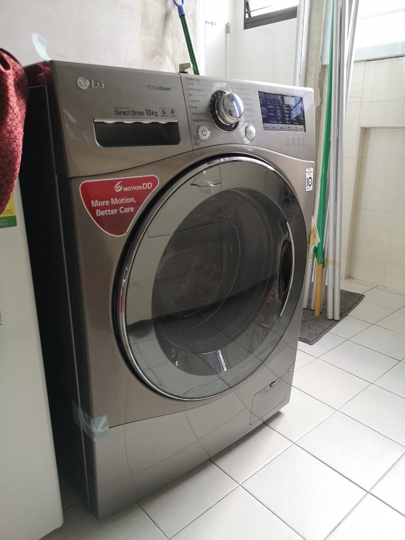 LG Washing machine front load 10kg, TV & Home Appliances, Washing ...