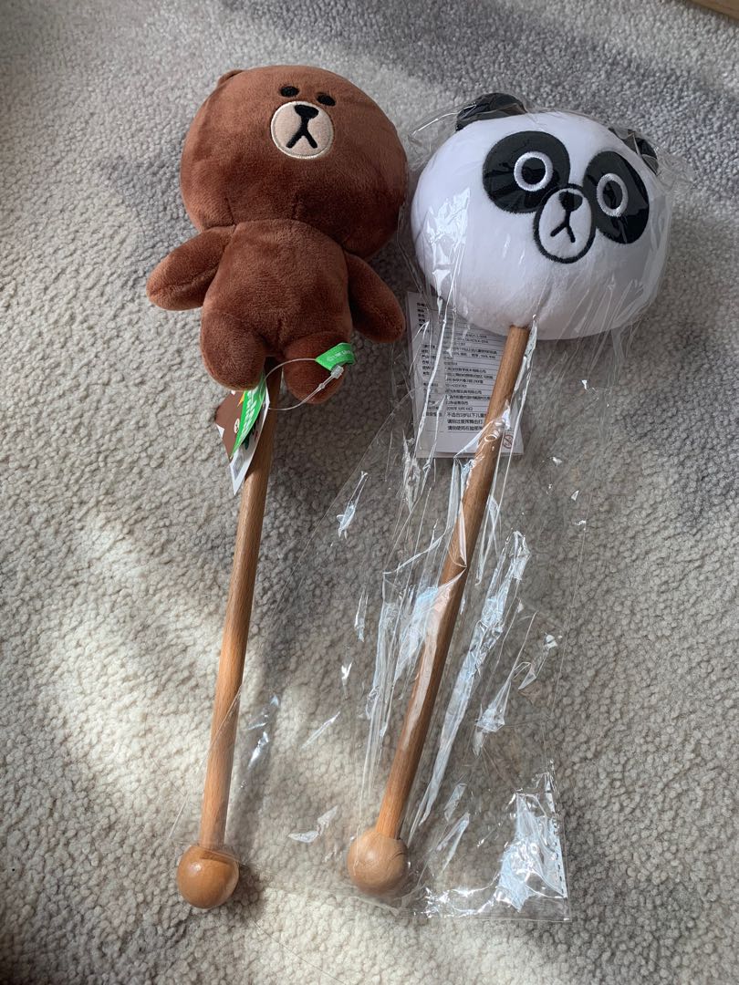 全新Line Friends Brown Pangyo 公仔按摩棒, 興趣及遊戲, 玩具 & 遊戲類 - Carousell
