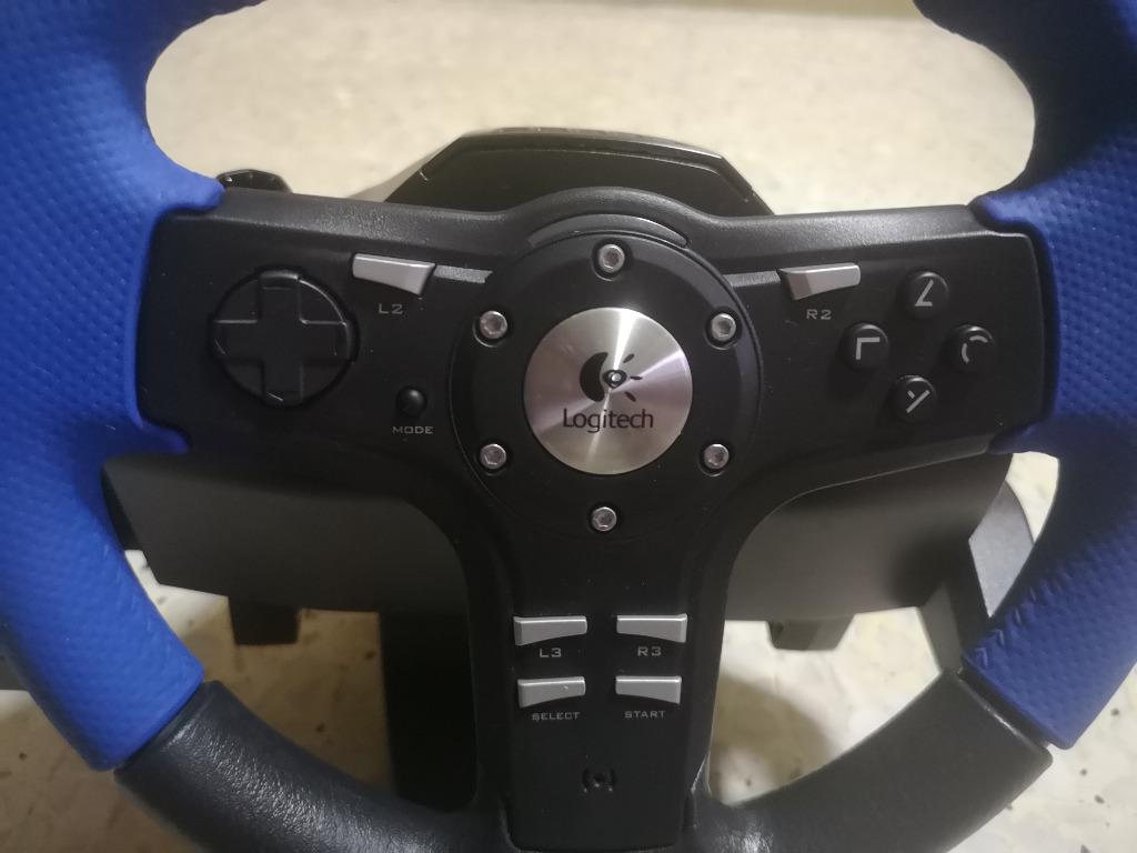 Logitech Driving Force EX Steering Wheel CHEAP, Video Gaming, Video ...