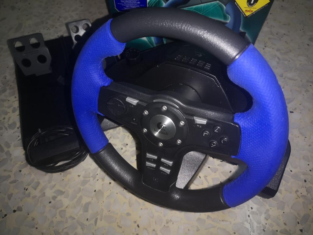 Logitech Driving Force EX Steering Wheel CHEAP, Video Gaming, Video ...