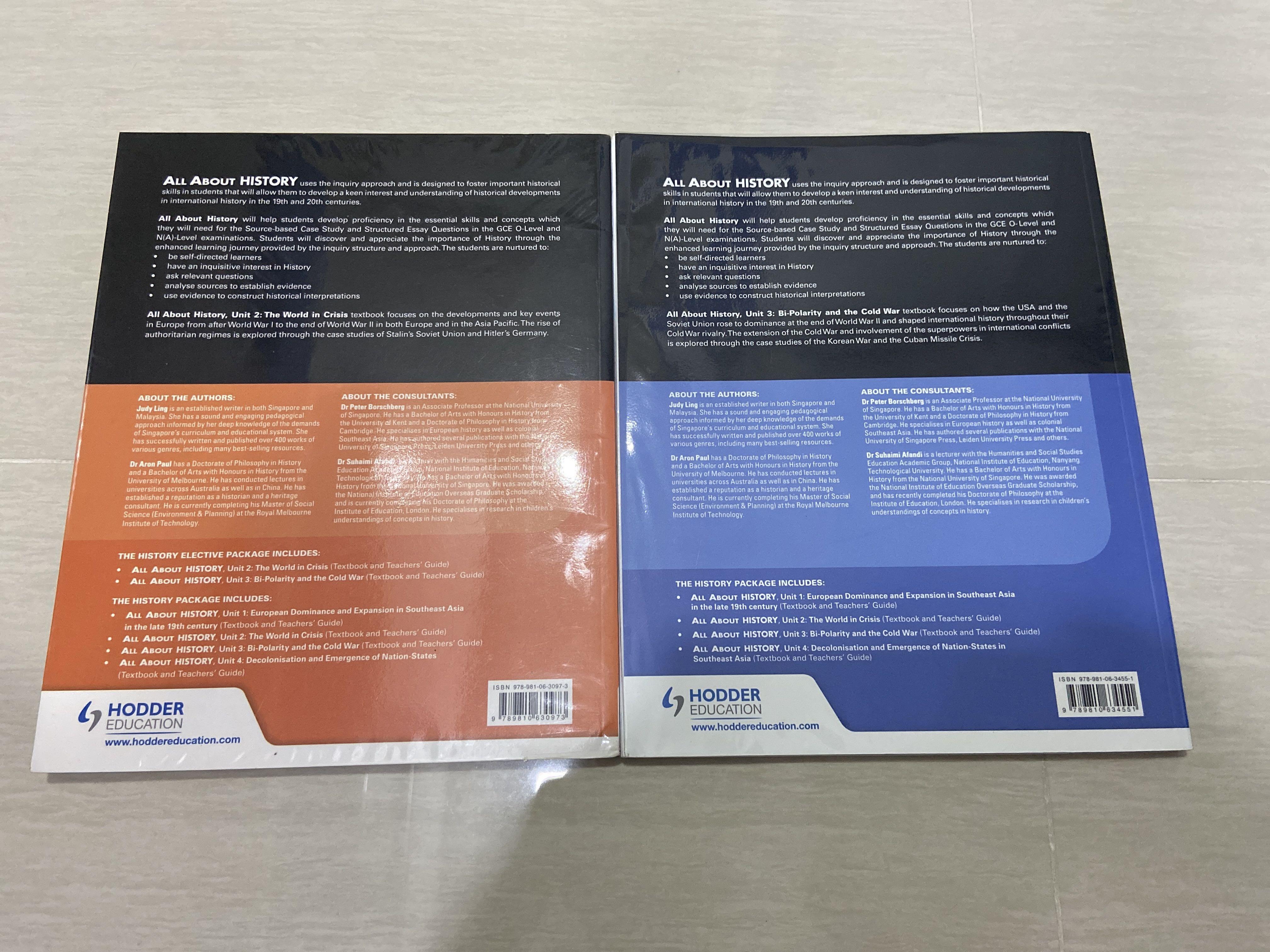 O Level History Textbook Unit 2 ( Sec 3 and 4), Hobbies & Toys, Books ...