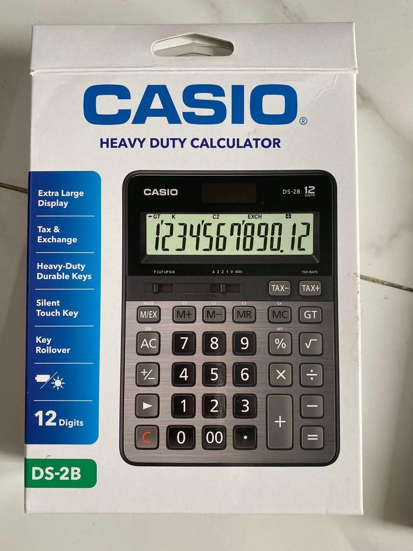 Original CASIO calculator heavy duty calculator DS-2B, Furniture & Home ...