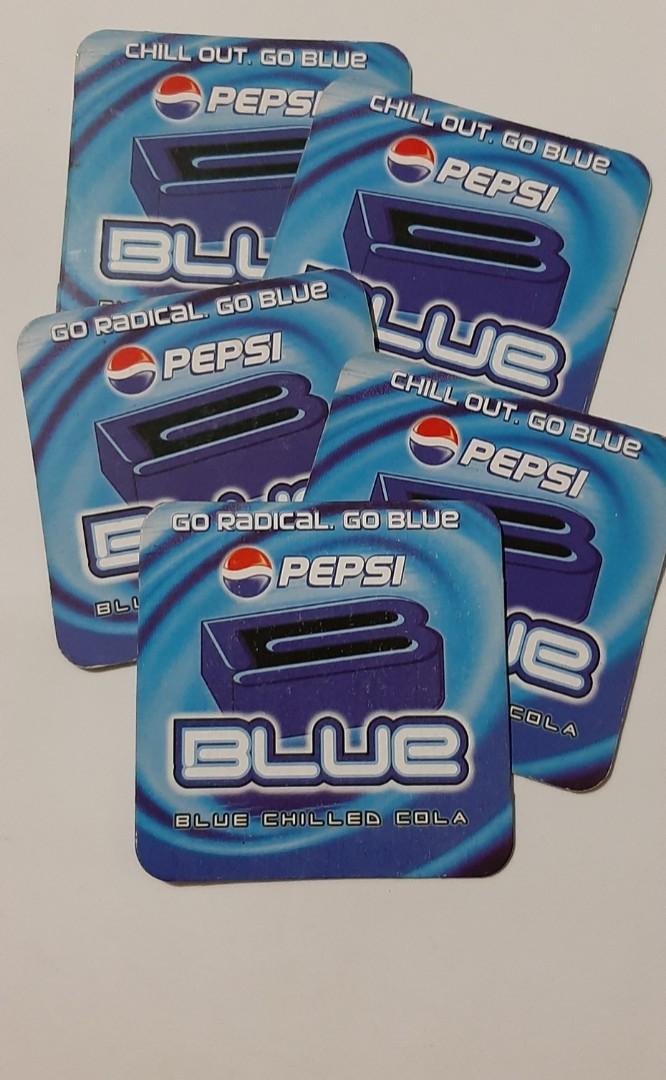 Pepsi Blue Collectible Cardboard Coasters Pepsi Cola Collection ...