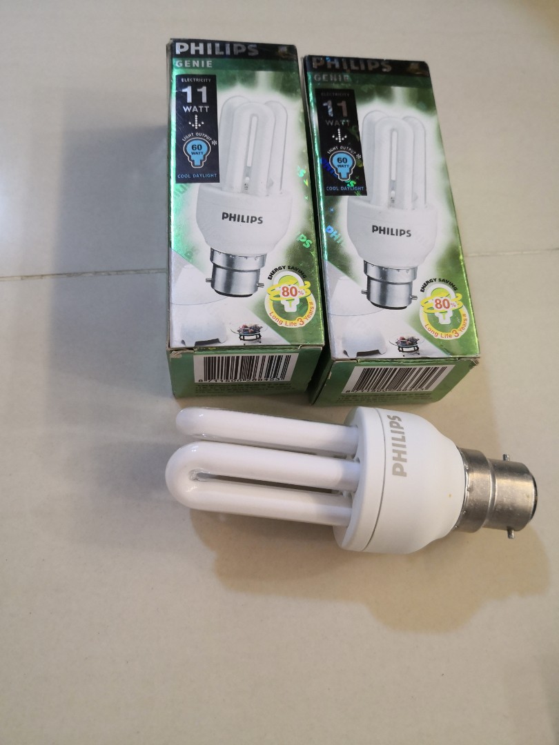 Philips light bulb pins type 11W., Furniture & Home Living, Lighting ...
