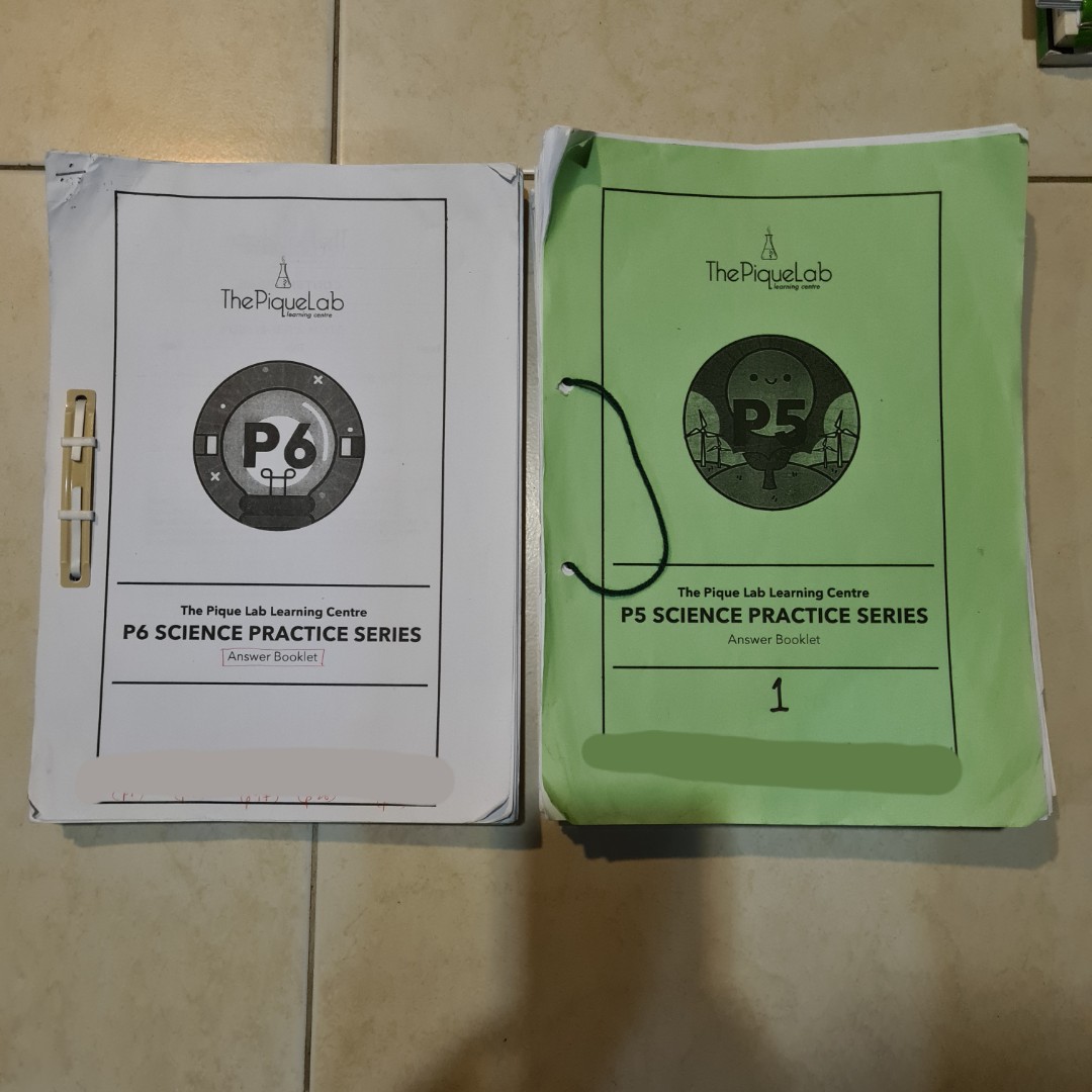 Pique Lab Science P5 P6 Worksheet OEQ MCQ practices Open-ended TLL PSLE ...