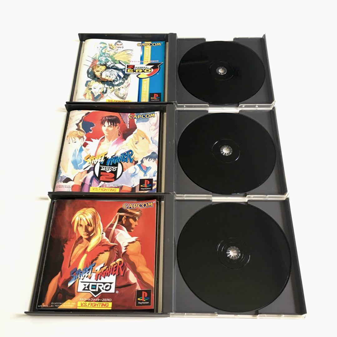 PS1 Street Fighter Zero 1 2 3, Video Gaming, Video Games, PlayStation ...